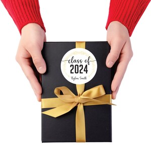 Personalized Graduation 2024 Stickers, Custom Class of 2024 Stickers ...