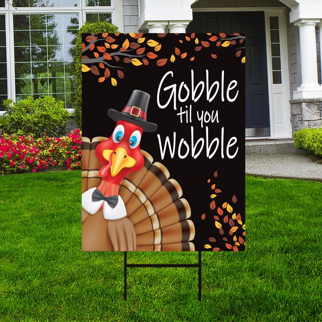 Happy Thanksgiving Yard Sign Harvest Fall Autumn Decor Be - Etsy