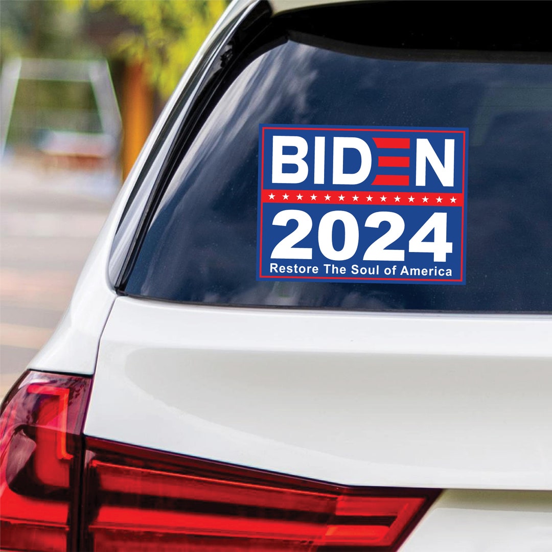 Joe Biden 2024 Sticker Vinyl Decal, Joe Biden for President, Election ...
