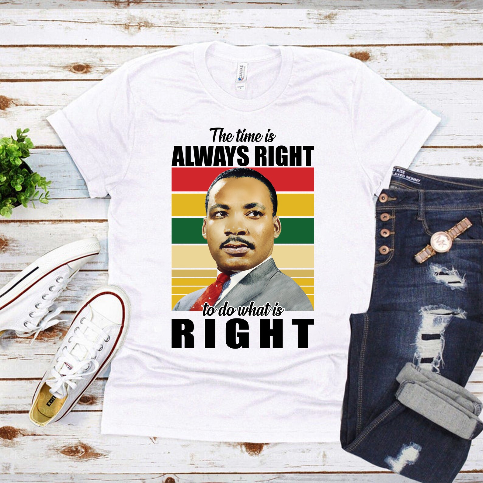 Martin Luther King Jr Shirt for Men MLK Day Women V Neck - Etsy