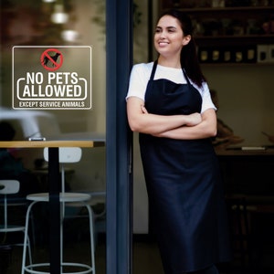 No Pets Allowed Sign Sticker - No Pets Allowed Waterproof Decal ...