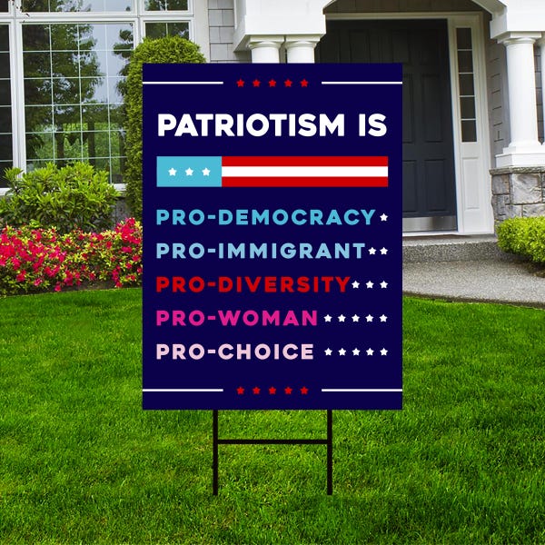 Pro Democracy Yard Signs - Etsy