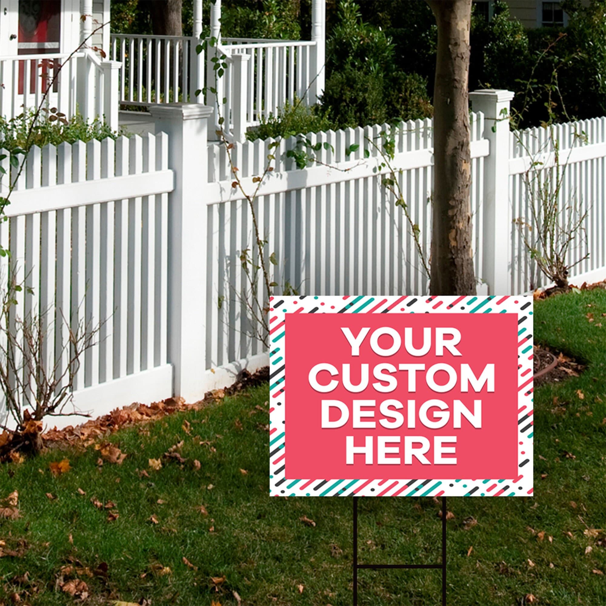 Custom Design Yard Sign Coroplast Visible Text Long Lasting - Etsy