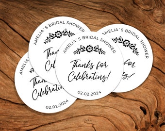 Love Birds Wedding Stickers, Customized Love Birds Bridal Shower ...