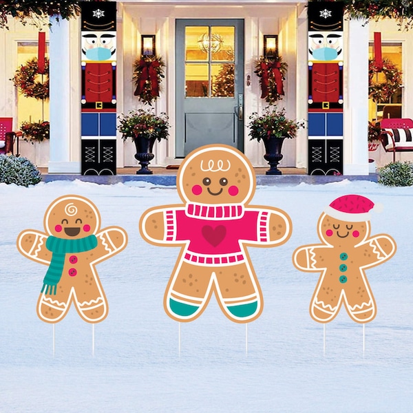 Giant Metal Gingerbread Man - Etsy