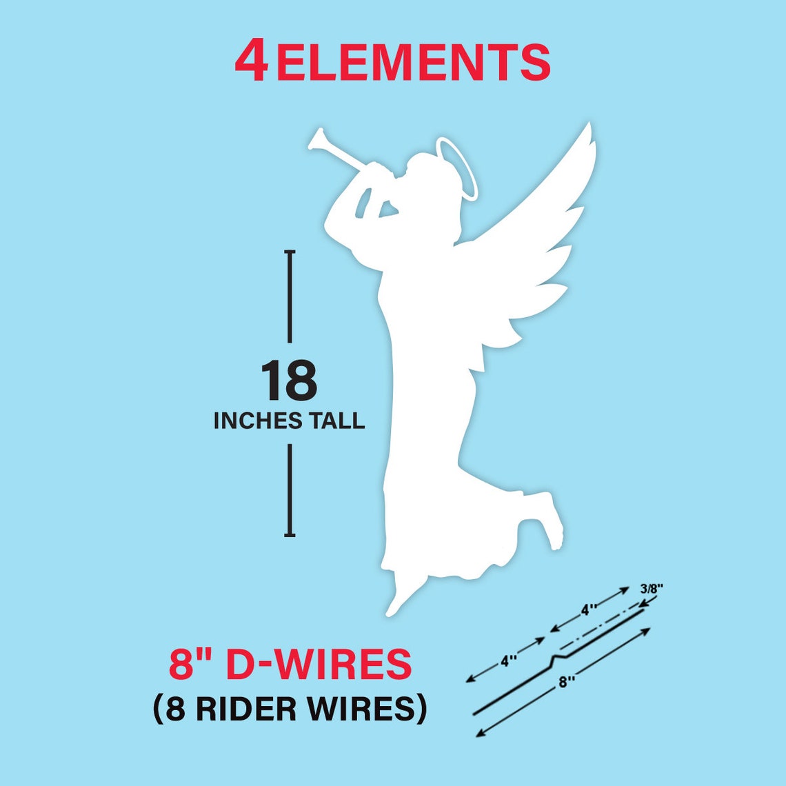 Holy Nativity - Angel Yard Sign Cutouts - Merry Christmas Yard Décor ...