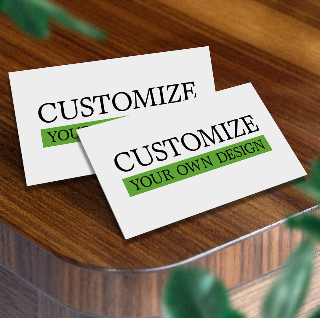 Custom Business Cards Customized Request A Change to A Current Design ...