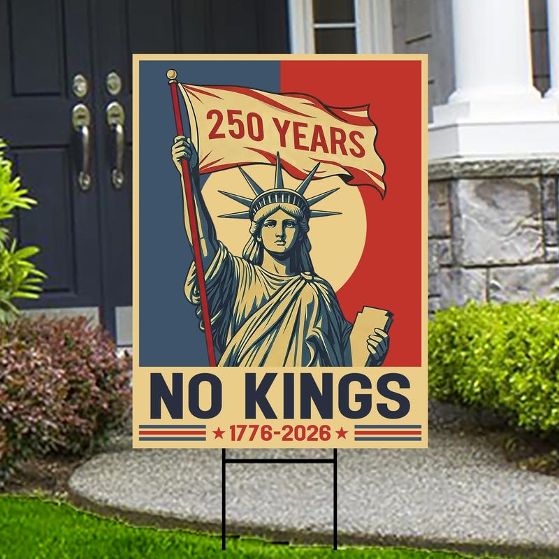 No Fascism Yard Sign - Etsy