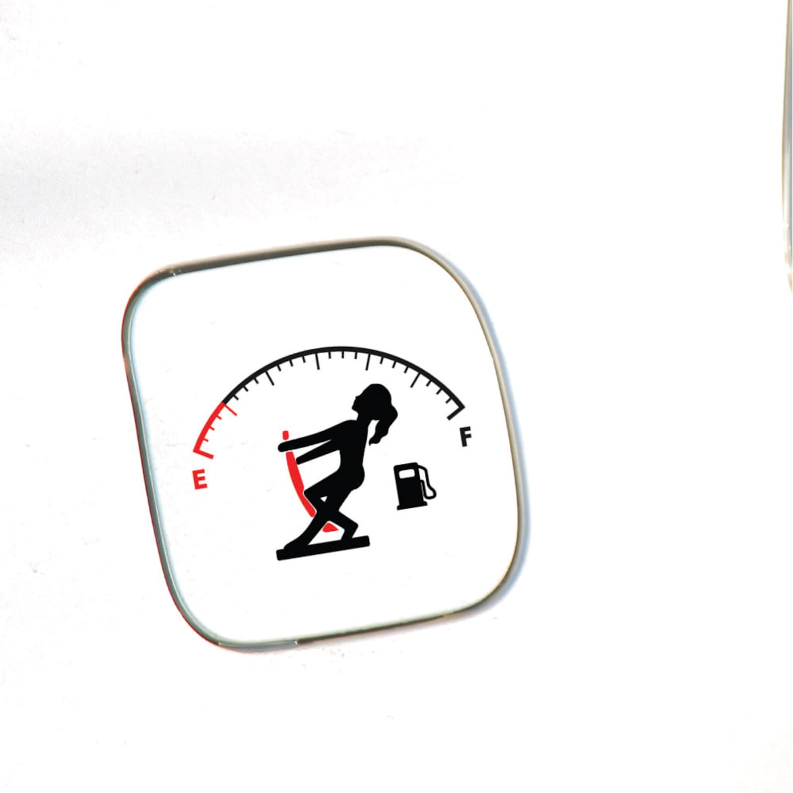 Fuel Gage Empty Sticker Vinyl Decal High Gas Consumption Funny Car ...