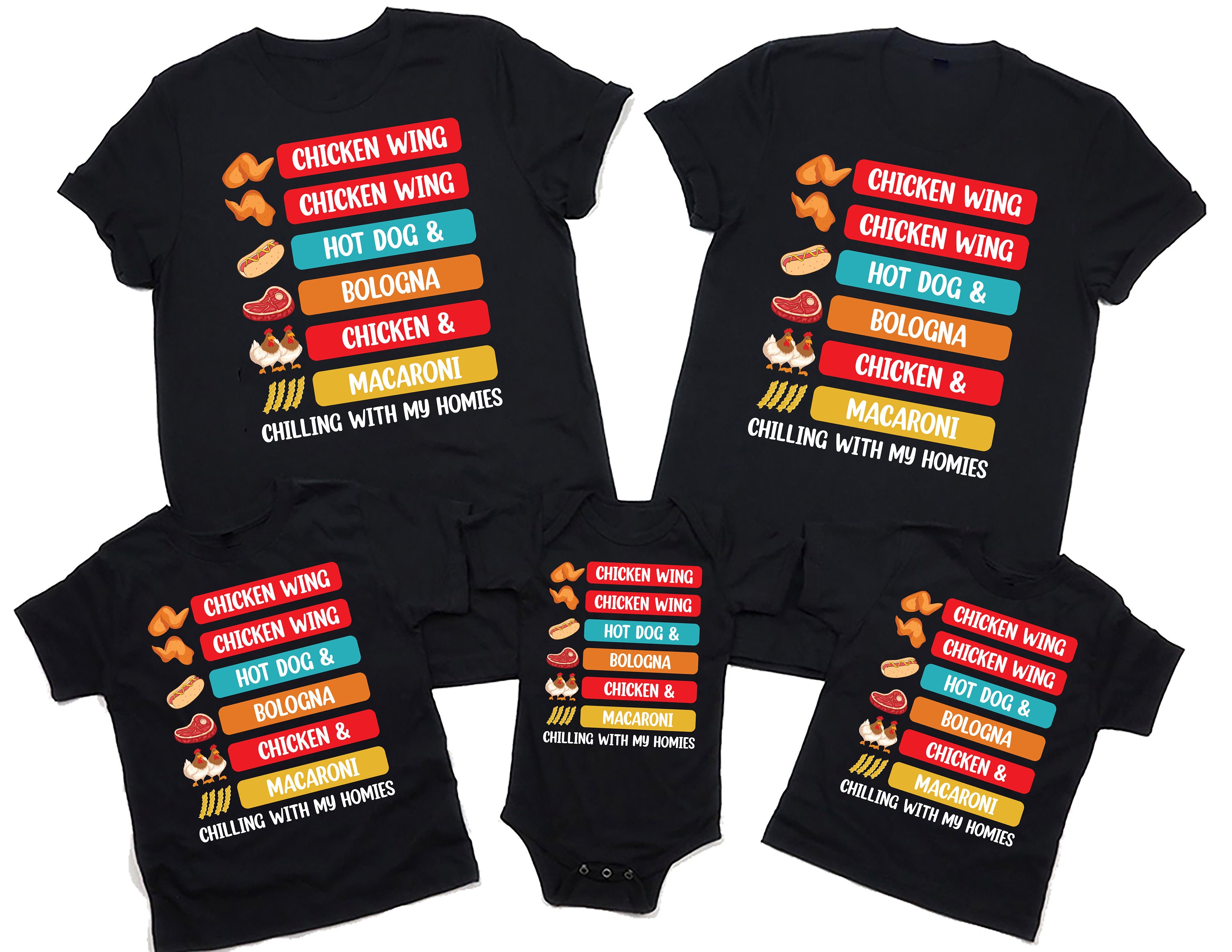 Chicken Wing Chicken Wing T-shirt for Men Hot Dog Bologna - Etsy