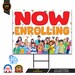 Now Enrolling Yard Sign Coroplast Now Enrolling Sign, Class Enrollment ...