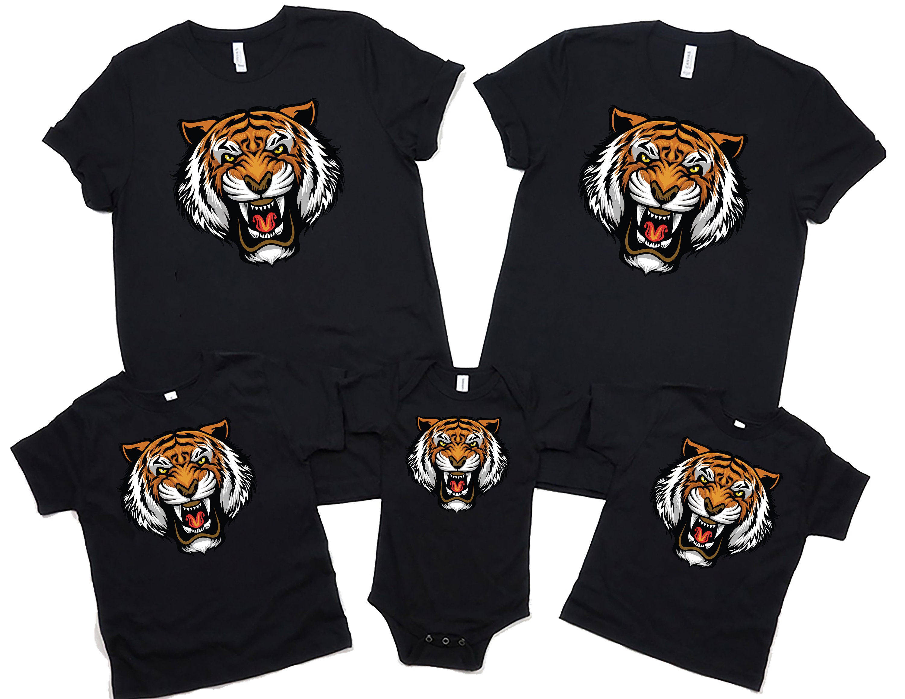 Bengal Tiger T-shirt for Men Bengals Women V Neck Shirt - Etsy