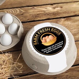 Fresh Unwashed Egg Stickers, Farm Fresh Eggs Stickers, Farm Fresh ...