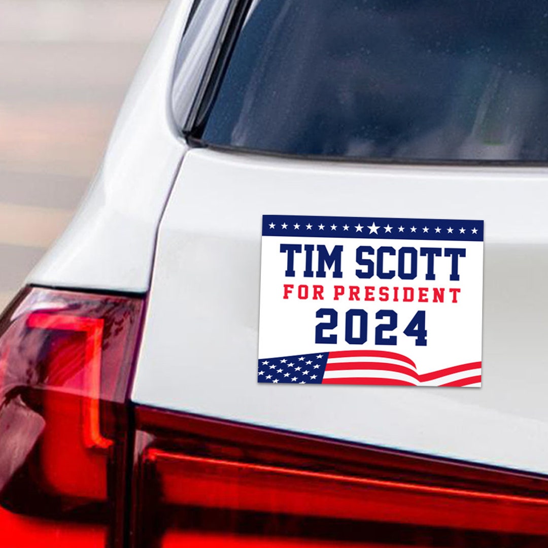 Tim Scott 2024 Car Magnet, Scott 2024 Magnet, President Election 2024 ...