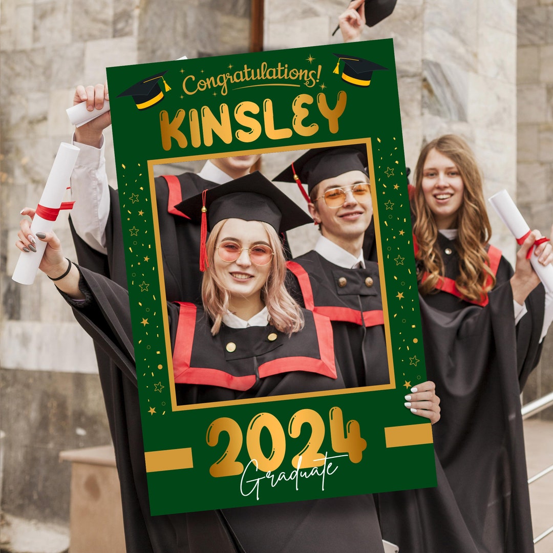 Personalized Graduation 2024 Selfie Frame, Class of 2024 Selfie Frame ...