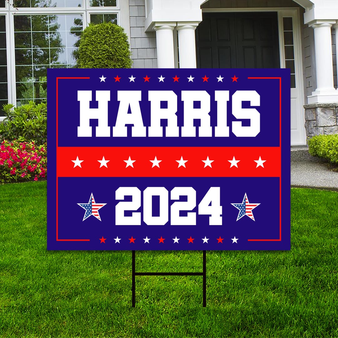 Kamala Harris 2024 Yard Sign Coroplast Kamala Harris para el presidente ...