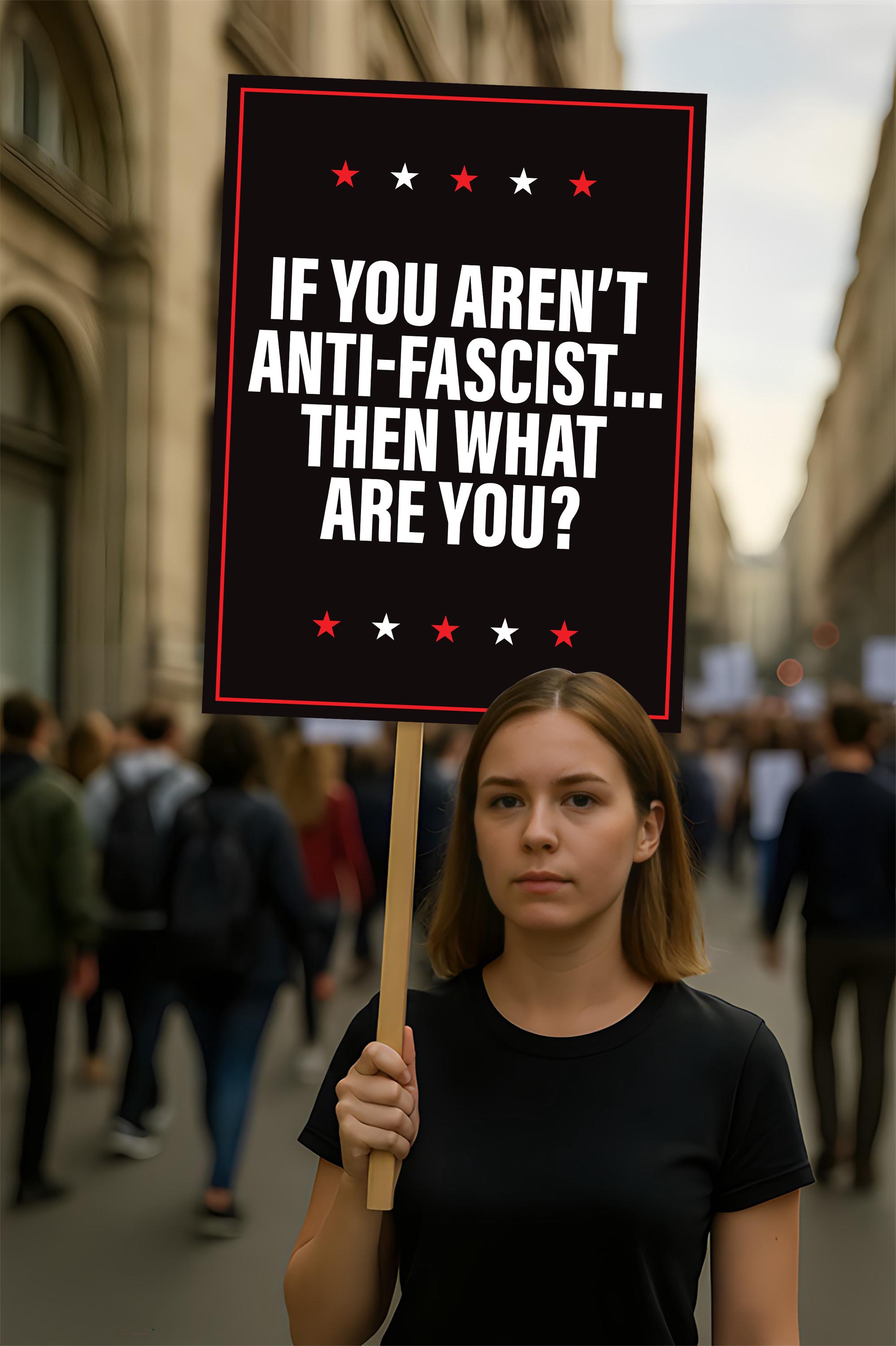 No Kings in America Protest Sign, Anti-trump Resistance, Democracy Not ...