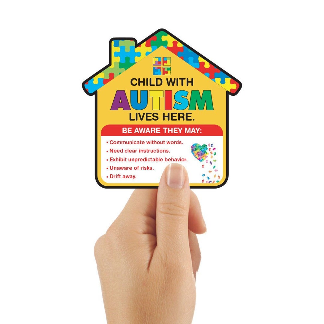 Custom Autism Awareness Stickers - Any Text Child, Adult, Person, Teen ...