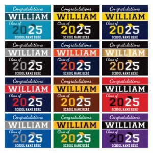 Personalized Graduation Senior Yard Sign 2025, Senior Grad Sign, Class ...