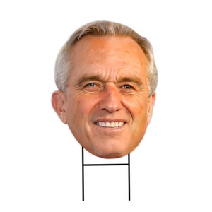 Robert F. Kennedy Jr. Face Yard Sign, RFK Jr. Big Head Cutout, Face ...