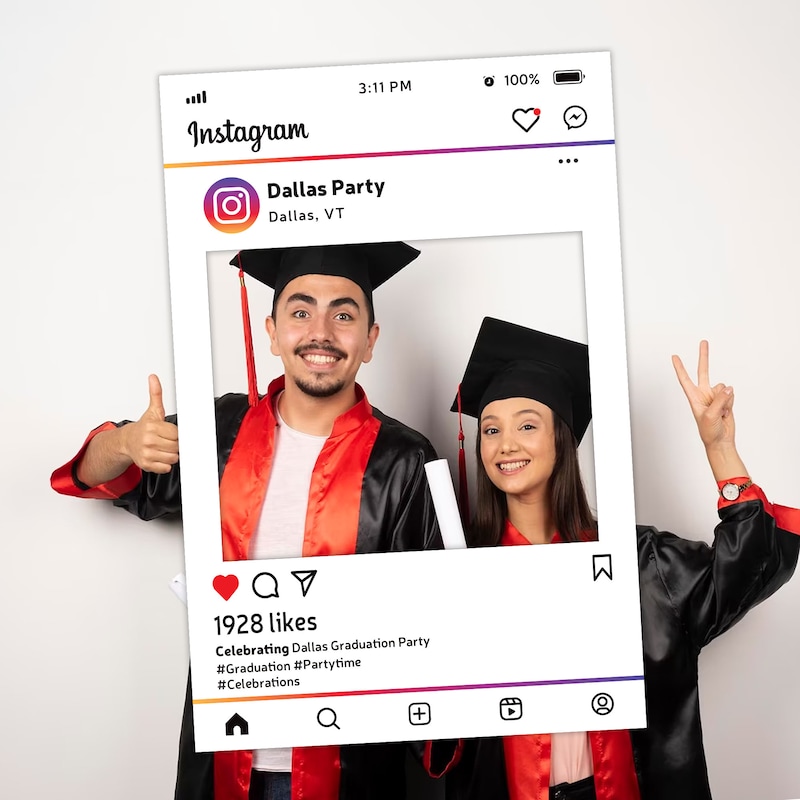 Instagram Photo Booth Frame - Etsy