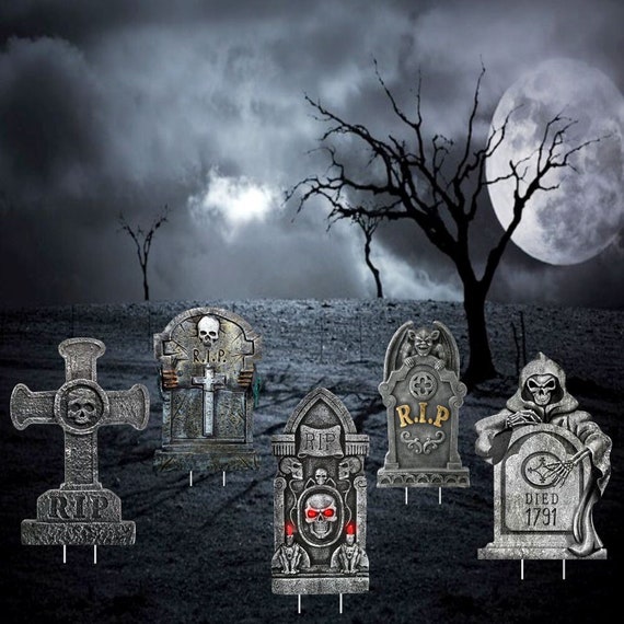 Rip Tombstone In Cemetery