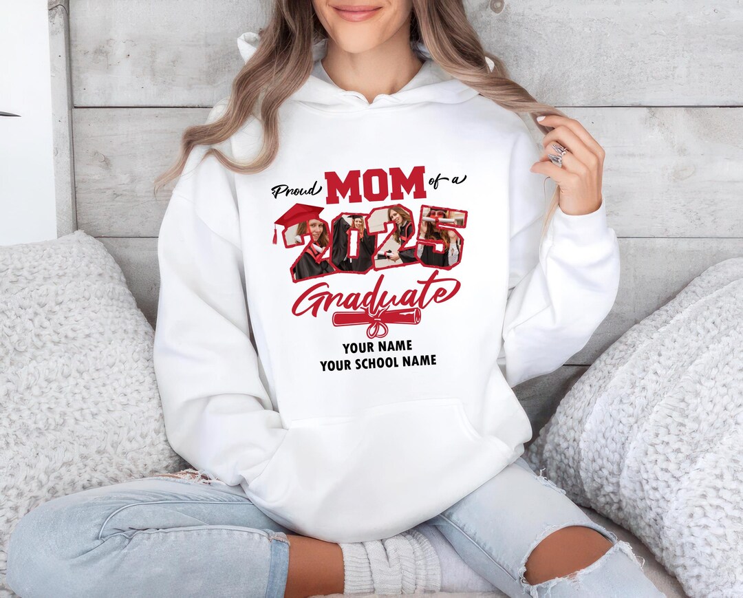 Custom Proud Family Graduation Hoodie, Group 2025 Grad Sweatshirt ...