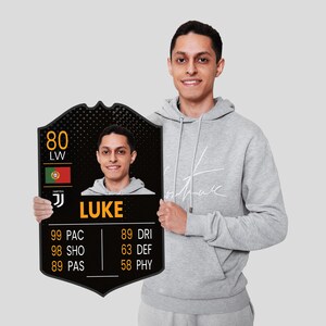 Personalized Soccer TOTY FUT Card, Player Card, Real Size Soccer ...