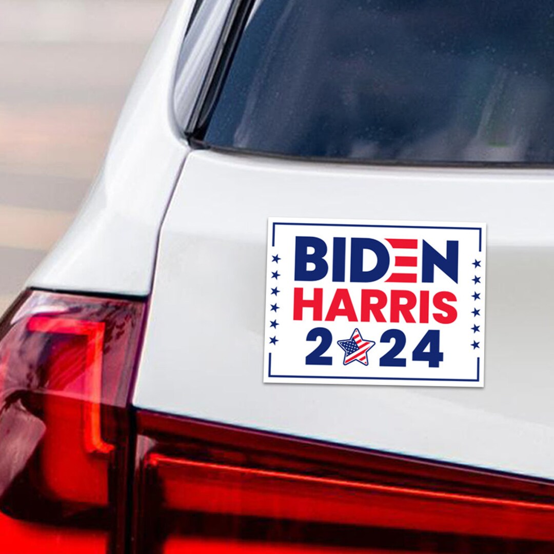 Biden Harris 2024 Car Magnet, Biden for President 2024 Vehicle Magnet ...