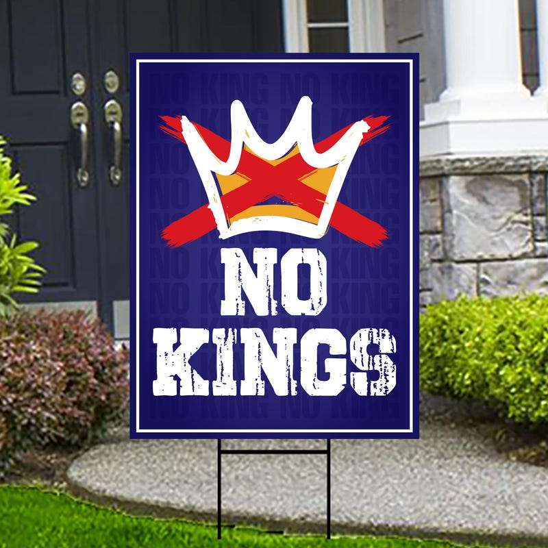 No Kings Signs - Etsy