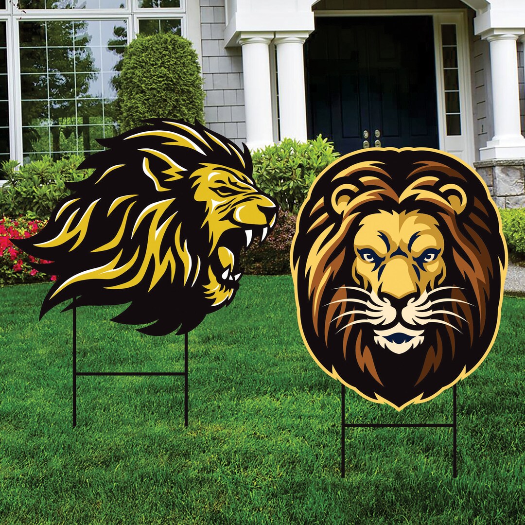Custom Mascot Yard Sign Cutouts, Custom Character, Logo Cutout ...