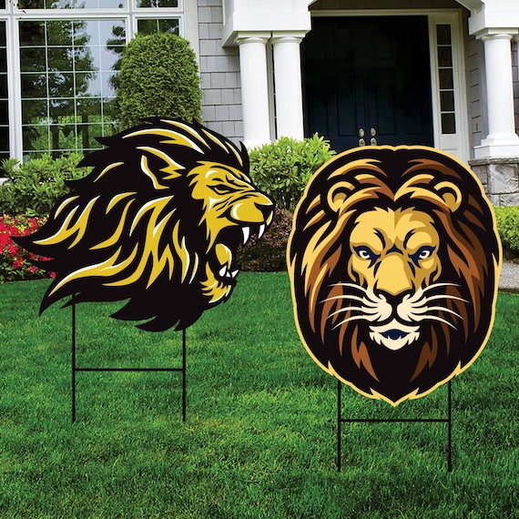 Custom Mascot Yard Sign Cutouts Custom Character Logo - Etsy