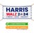 Biden Harris 2024 Yard Sign Coroplast Joe Biden for President 2024 Lawn ...
