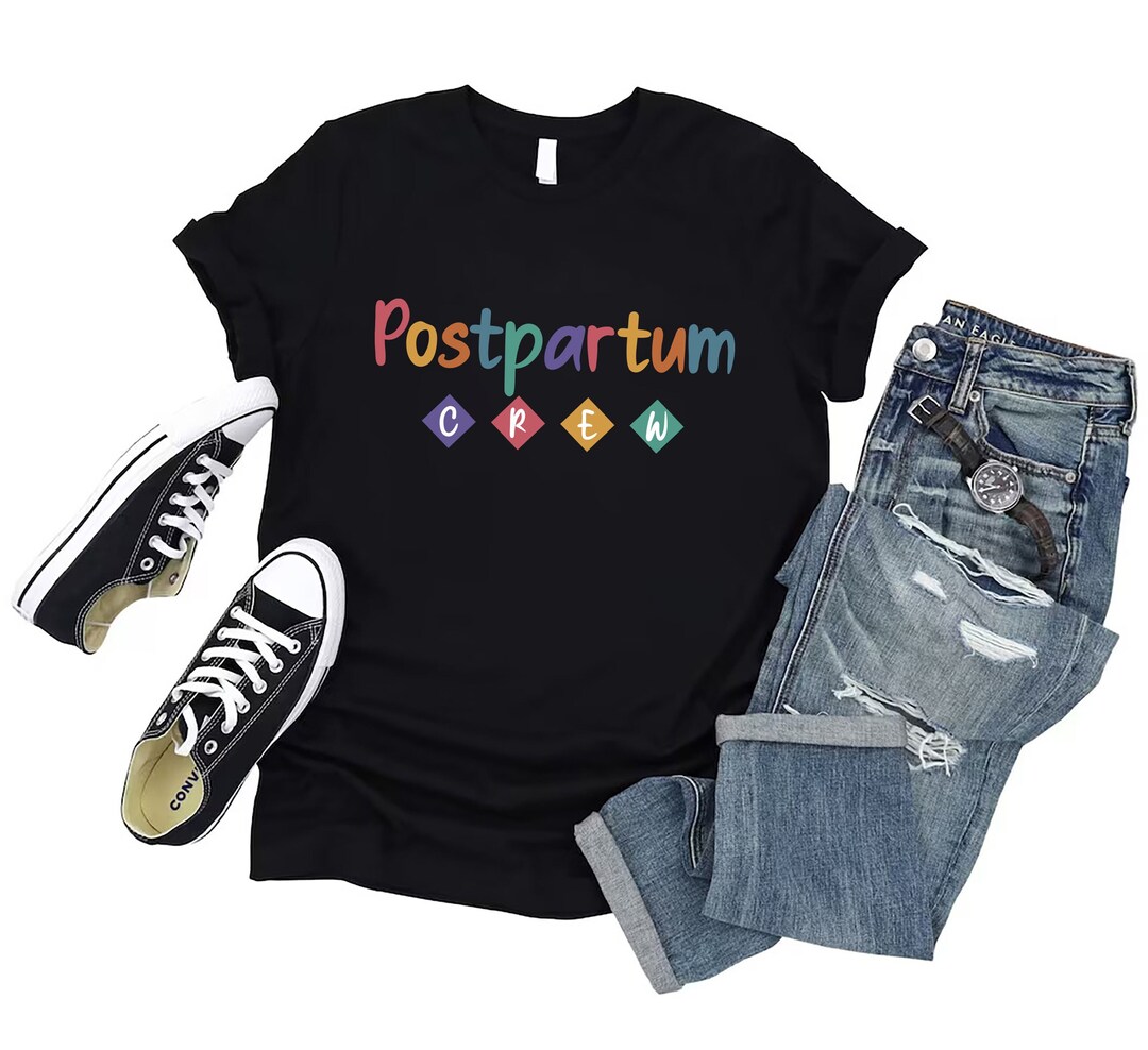 Postpartum Nurse Crew Shirt, Mother Baby Nurse Shirt, Baby Nurse Shirt ...