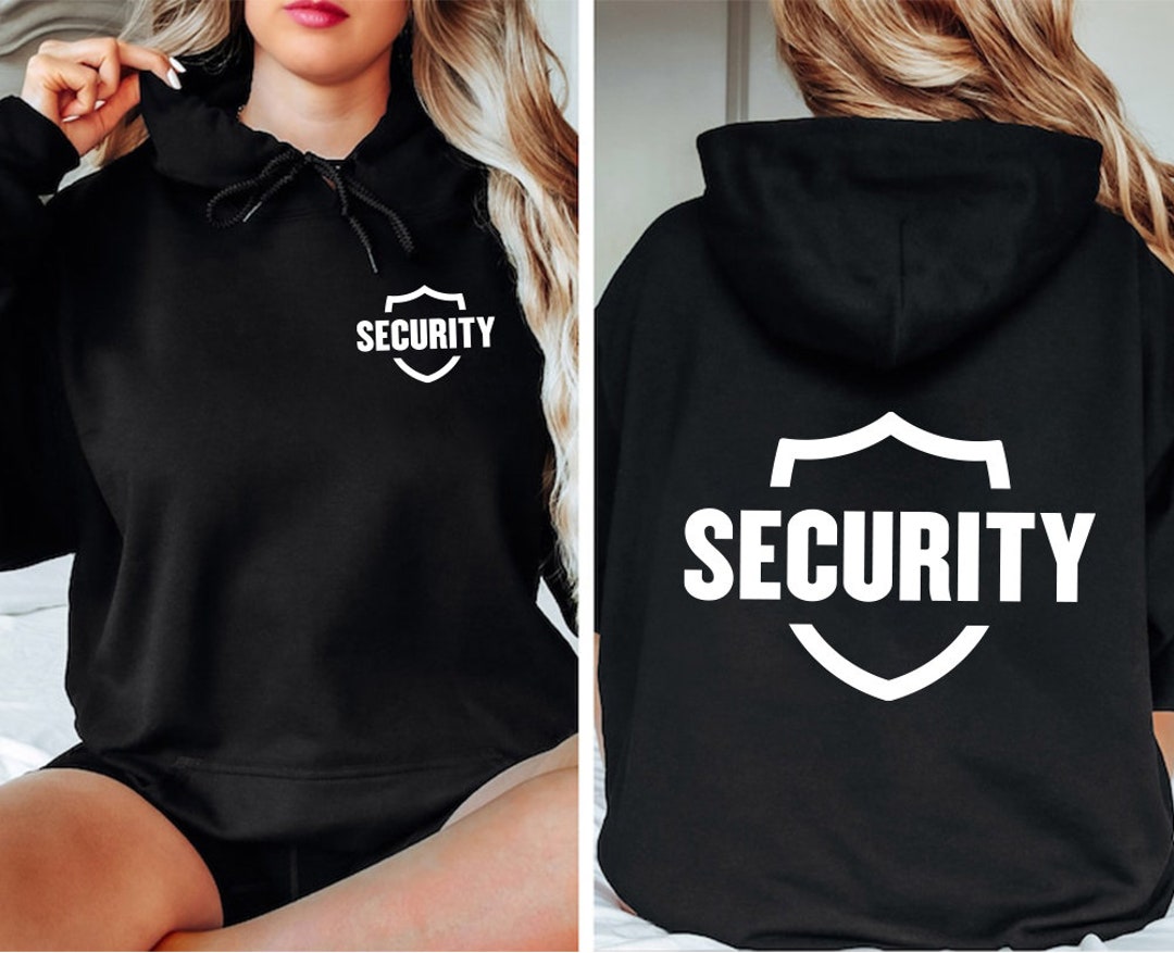 Security Hoodie, Security Officer Unisex Hoodies, Event Staff Hoodie ...