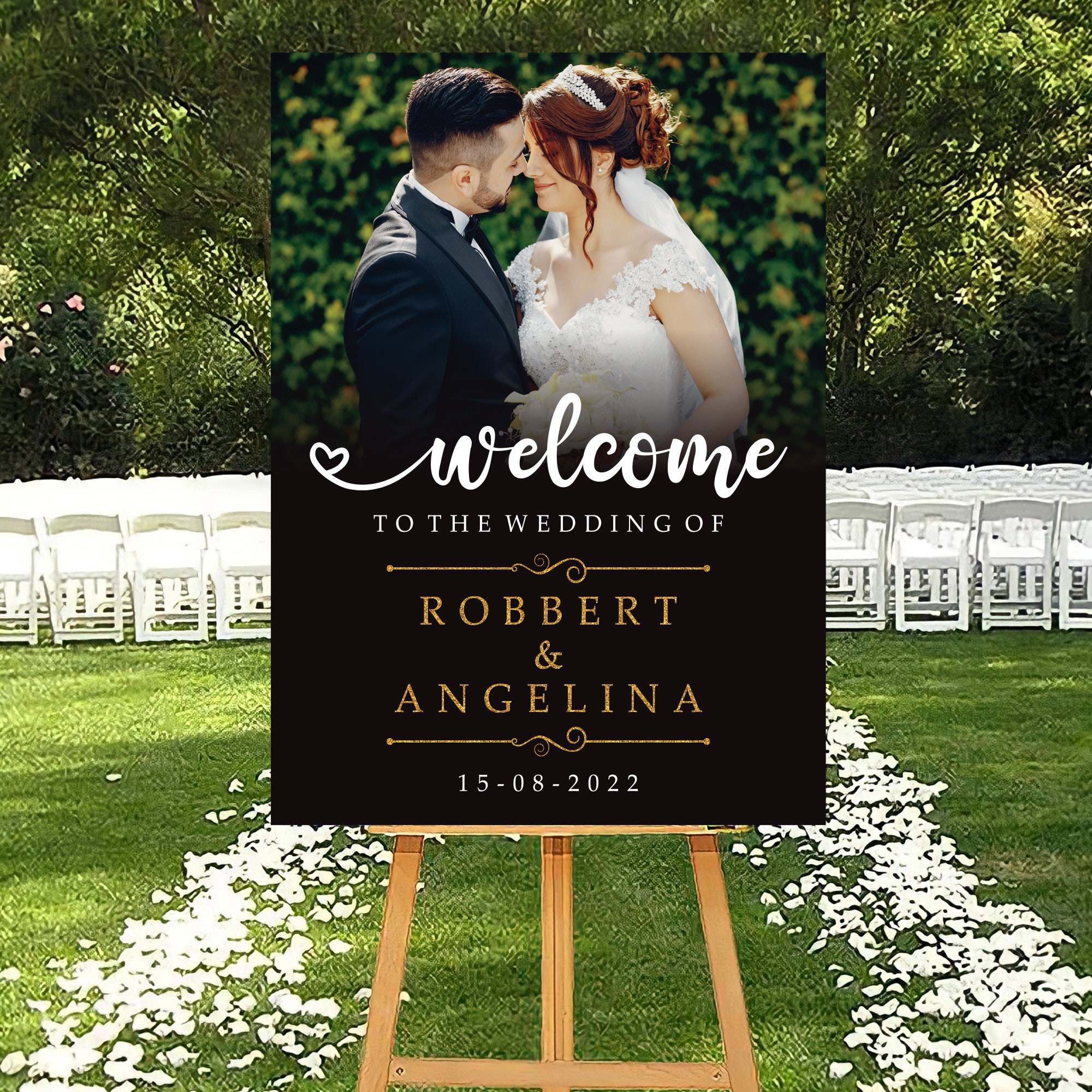 Custom Wedding Foam Board Poster Sign, Wedding & Event Custom Printing ...