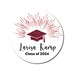 Personalized Graduation 2024 Stickers, Custom Class of 2024 Stickers ...