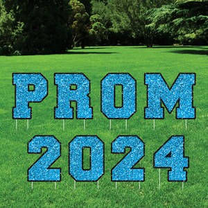 Prom 2024 Graduation Yard Sign Letters, Prom Graduation Yard Cutouts ...