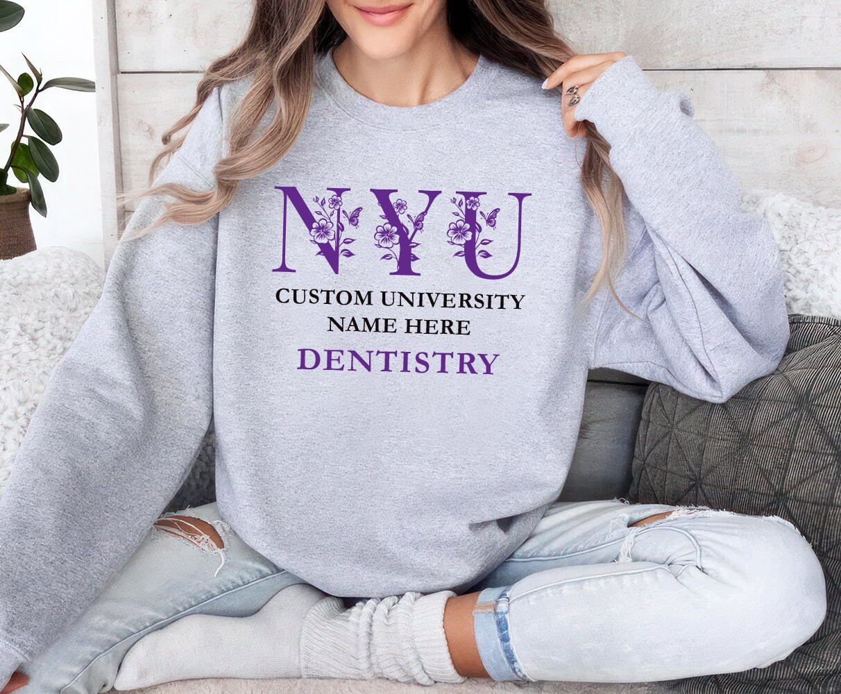 Custom University Sweatshirt, Personalized School Sweatshirt, Custom ...