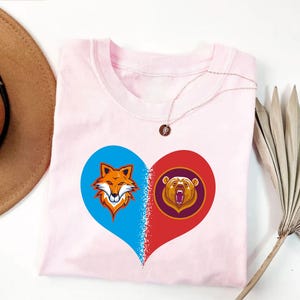 Custom House Divided Shirt, Personalized Two Sports Team Shirt ...