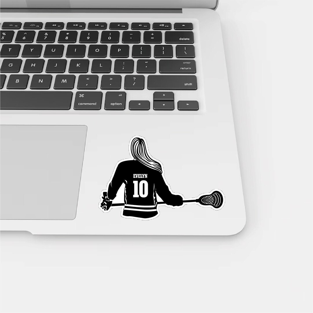 Custom Lacrosse Stickers - Personalized Lacrosse Vinyl Sticker ...