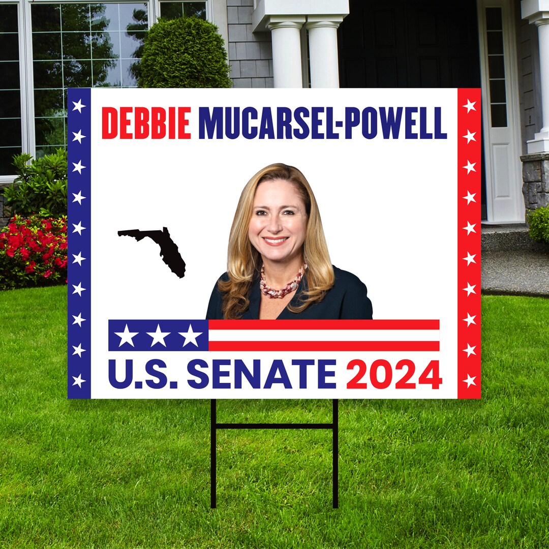 Debbie US Senate Yard Sign Coroplast US Senate Election Florida 2024 ...