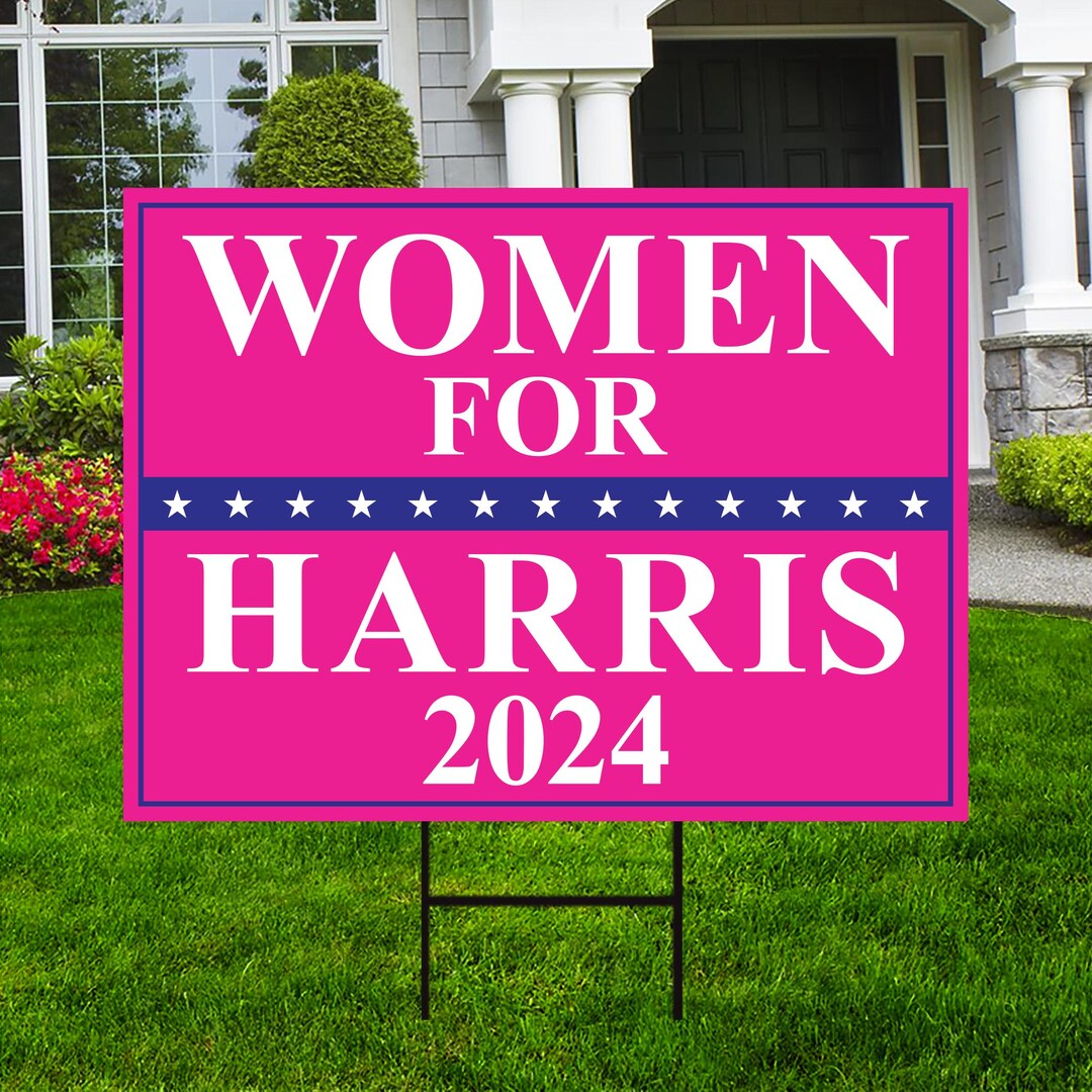 Kamala Harris 2024 Yard Sign Coroplast Harris for President 2024 Lawn ...