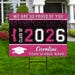 Personalized Graduation Senior Yard Sign 2026, Senior Grad Sign, Class ...