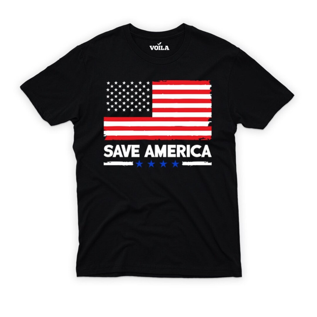 Save America T-shirt for Men, Trump 2024 Save America Women V Neck ...