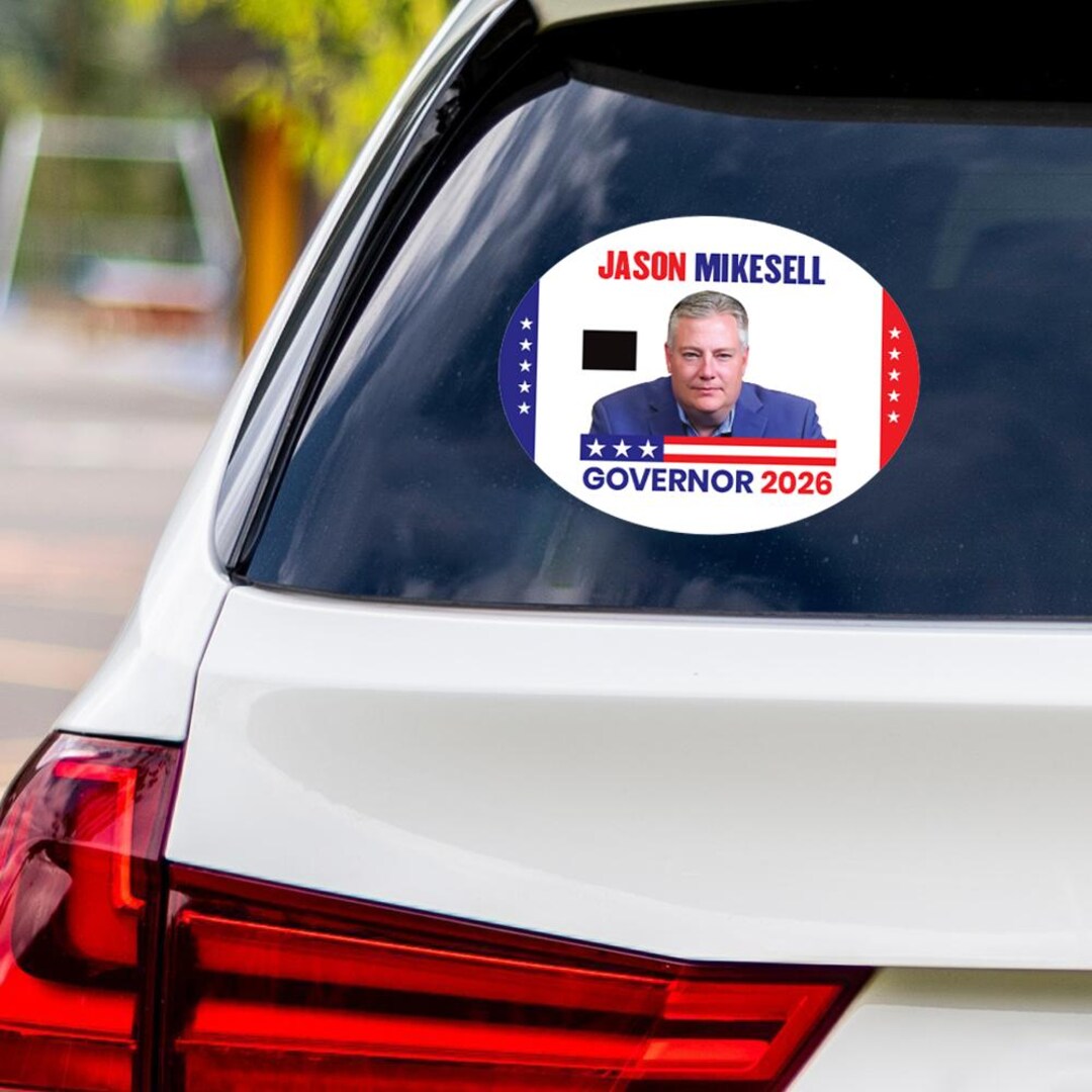 Jason Mikesell for Colorado Governor 2026 Vinyl Sticker, Vote Jason ...