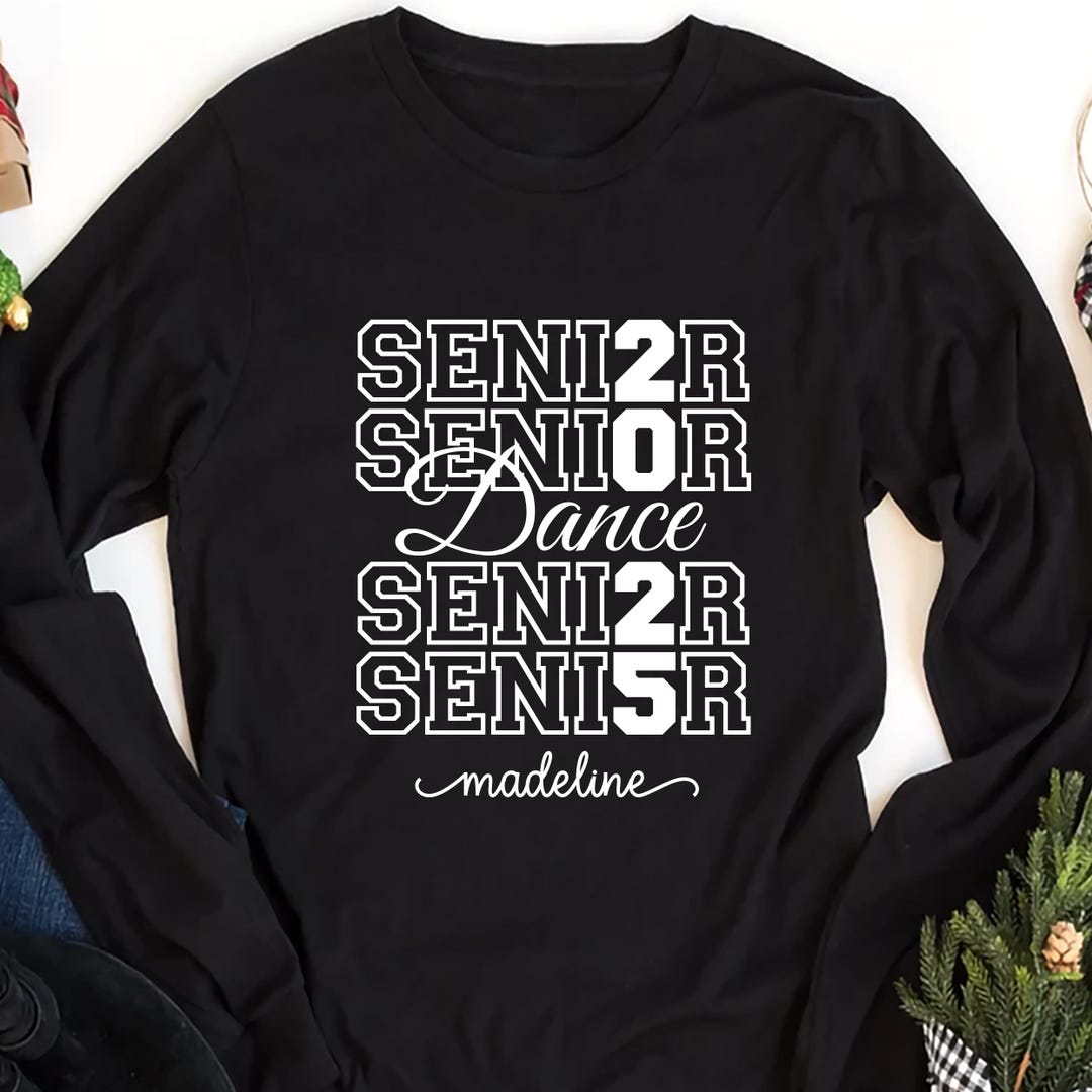 Personalized Senior Dance 2025 T-shirt, Custom Class of 2025 Dance ...