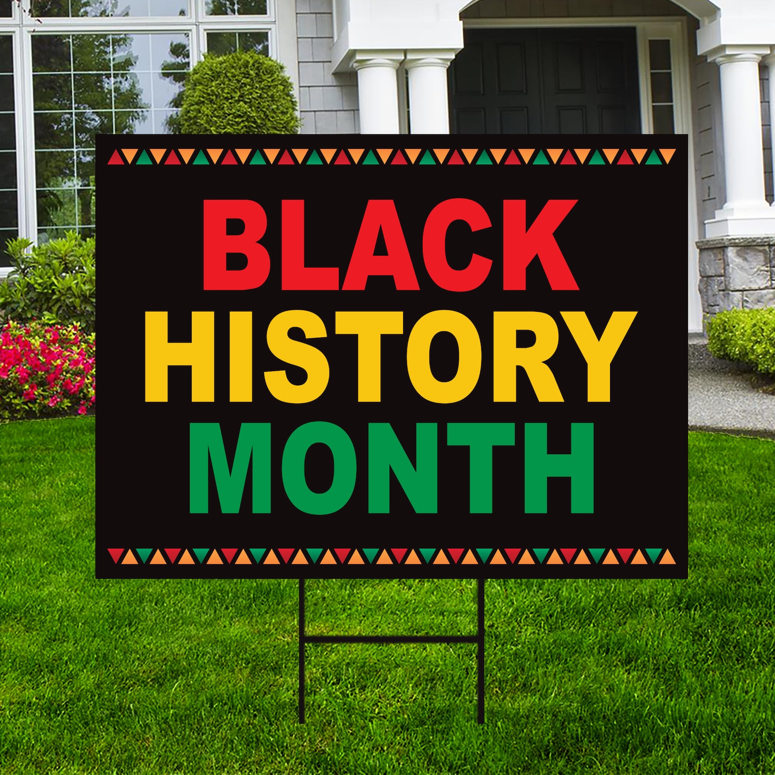 Black History Month Yard Sign Coroplast Celebrate Black - Etsy