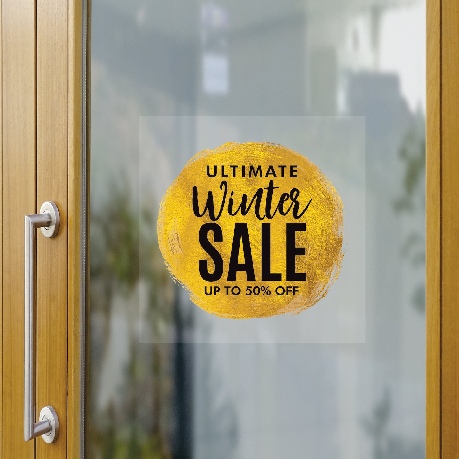 Custom Static Window Cling Vinyl Sticker - Personalized Window Decal ...