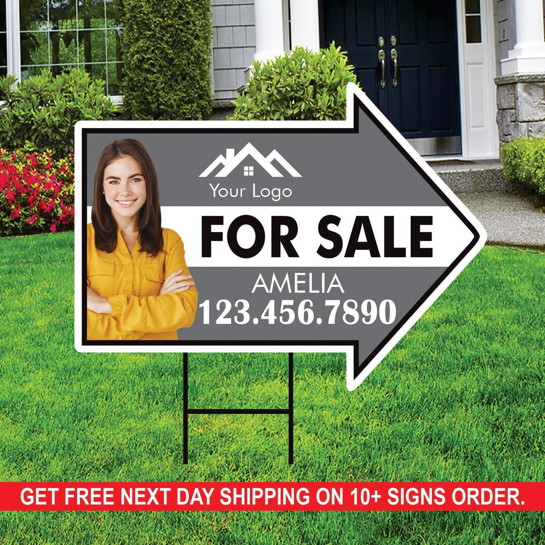 Custom for Sale Arrow Yard Sign 18